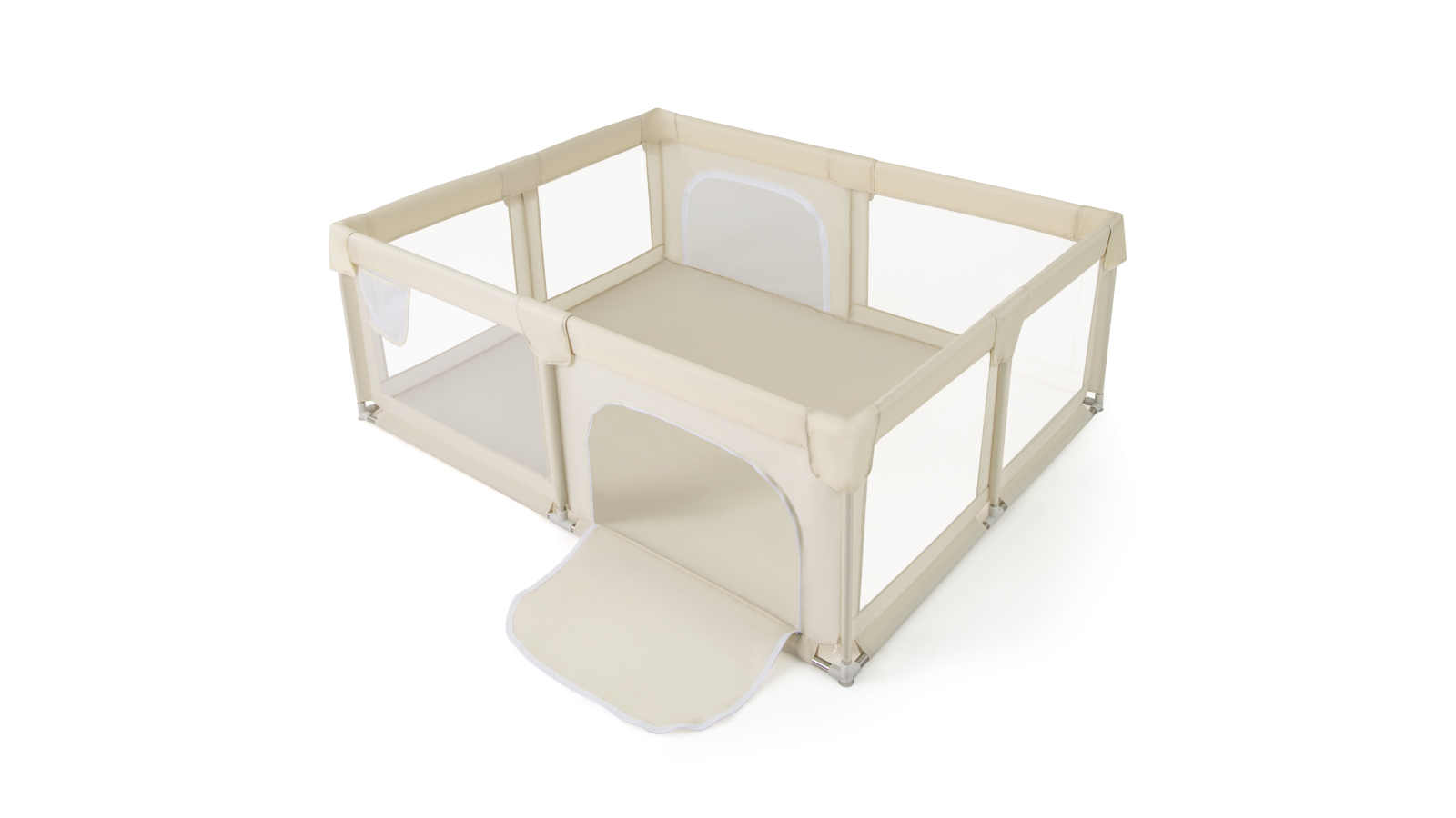 Costway Playpen with Mesh Doors Indoor/Outdoor Playard Activity Center ...