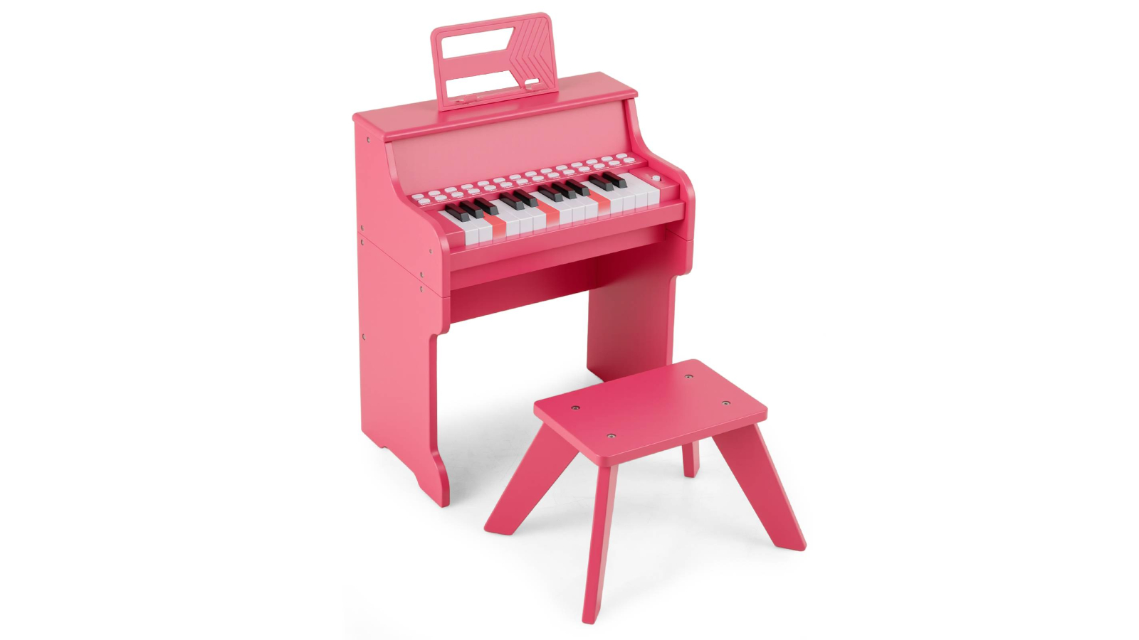 Costway 25 Keys Mini Digital Piano Piano Keyboard with Stool Music ...