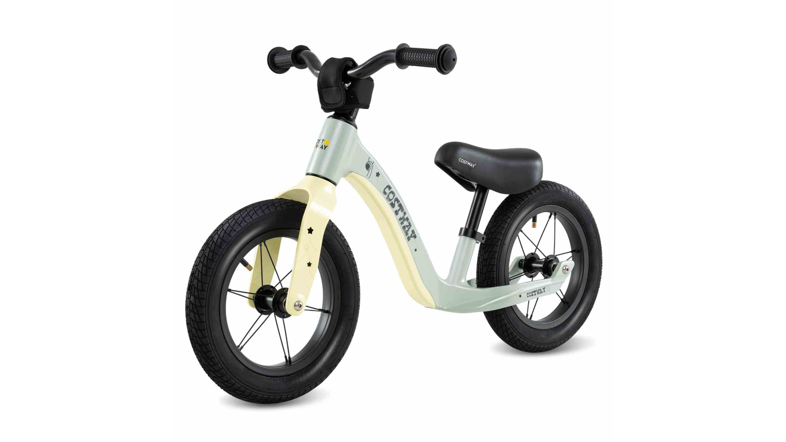 Costway 30cm Magnesium Alloy Balance Bike with Adjustable Seat and ...