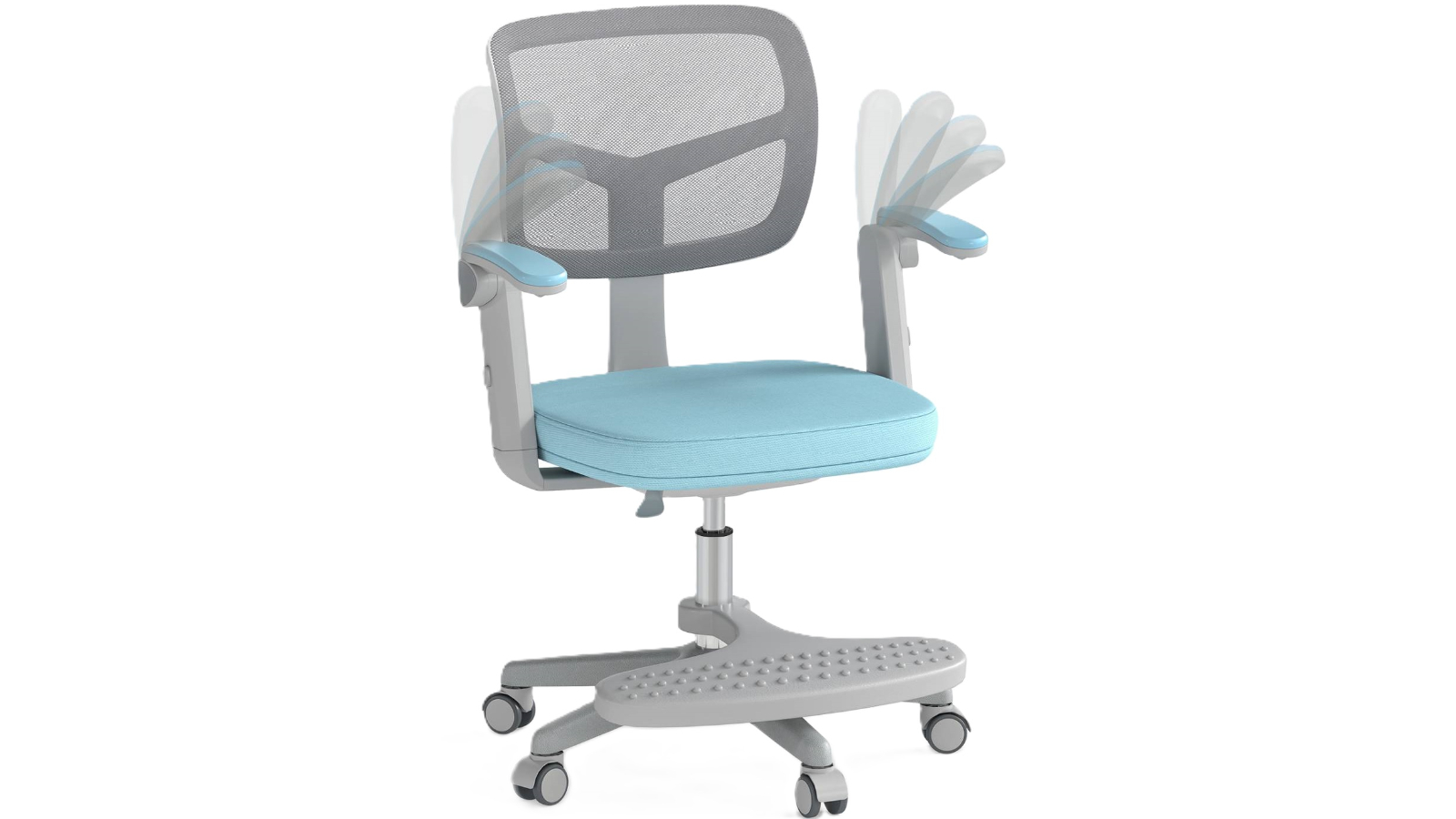 Costway Ergonomic Computer Desk Swivel Chair with Height Adjustable ...