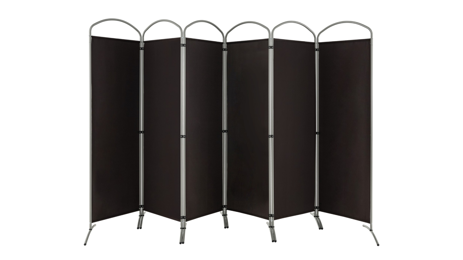 Costway 6-Panel Folding Room Divider - Coffee | Harvey Norman