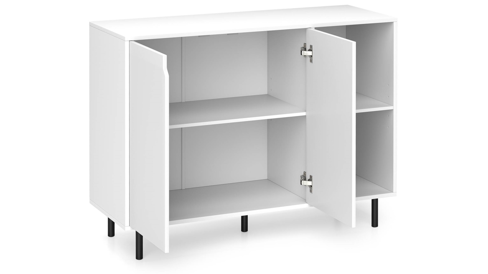Costway 106cm Sideboard Kitchen Storage Cabinet with 2 Doors and ...