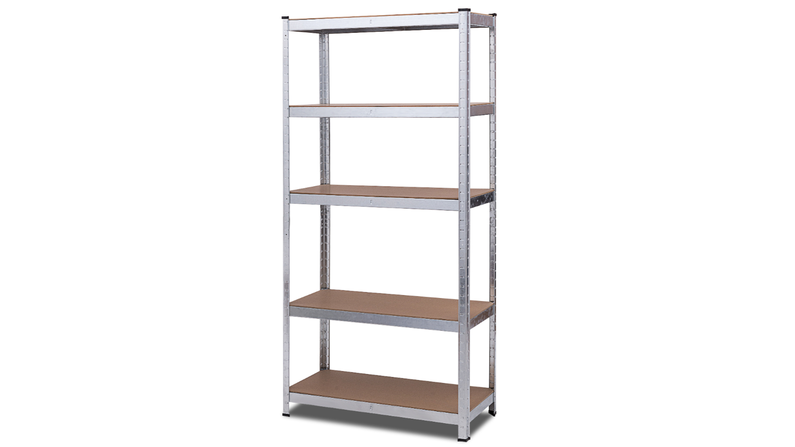 Costway 2 Piece 5-Tier Metal Garage Rack with Adjustable Shelves and ...