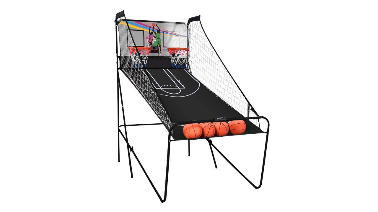 Costway 2-Player Arcade Electronic Scoring Basketball Game System ...