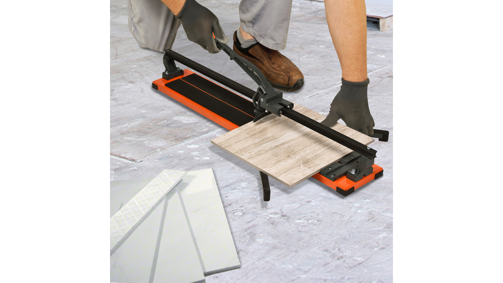 Costway 91cm Pro Tile Manual Adjustable Cutting Tool with Porcelain ...