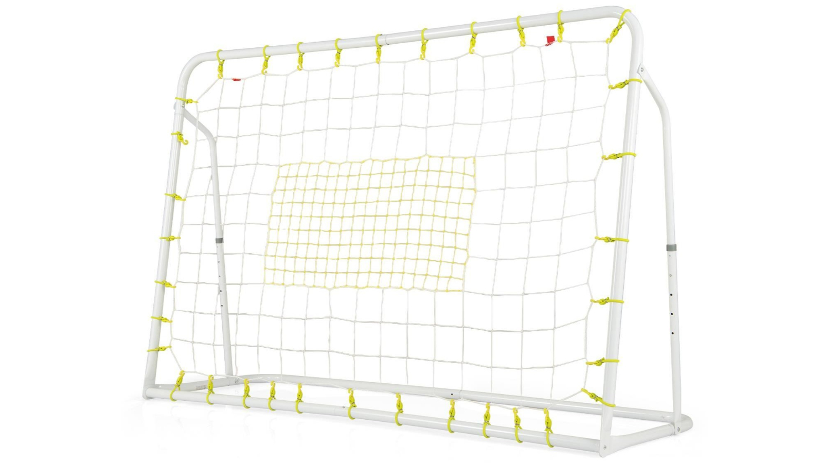 Costway 2-in-1 1.9 x 1.2metre Adjustable Soccer Goal Set - White ...
