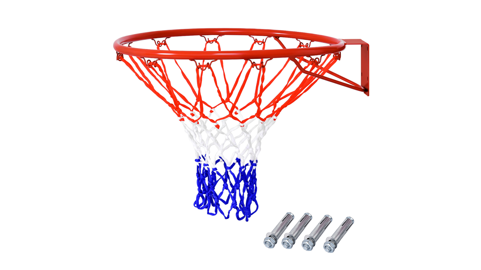 Costway Wall Mounted Basketball Hanging Ring Rim with Net | Harvey Norman