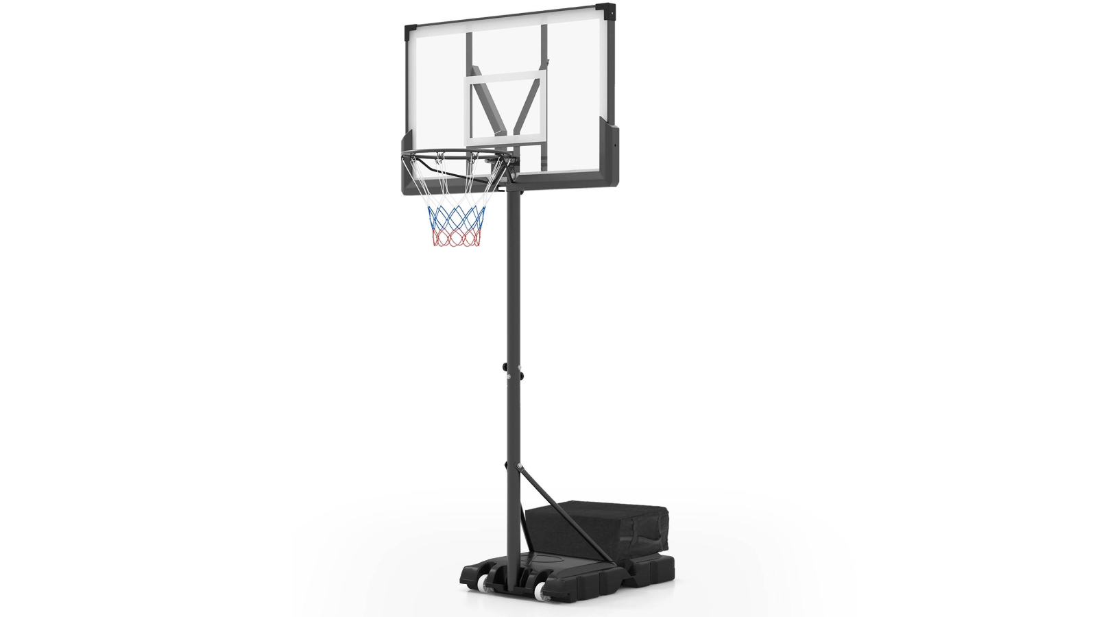 Costway Teenager 367cm Adjustable Basketball Ring Stand System with ...