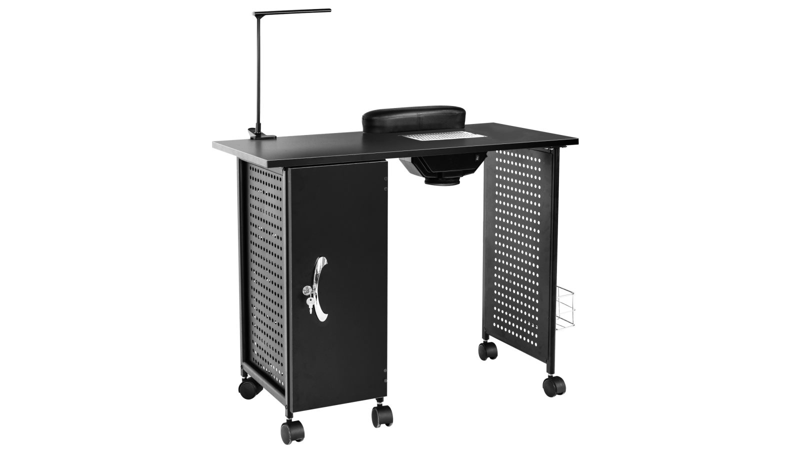 Costway Mobile Manicure Nail Table Station Portable Beauty Salon ...