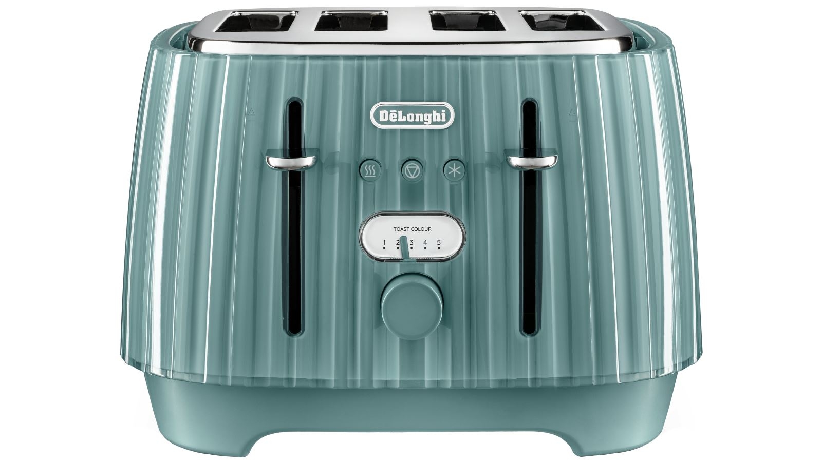 DeLonghi Ballerina 4 Slice Toaster - Laguna Green | Harvey Norman