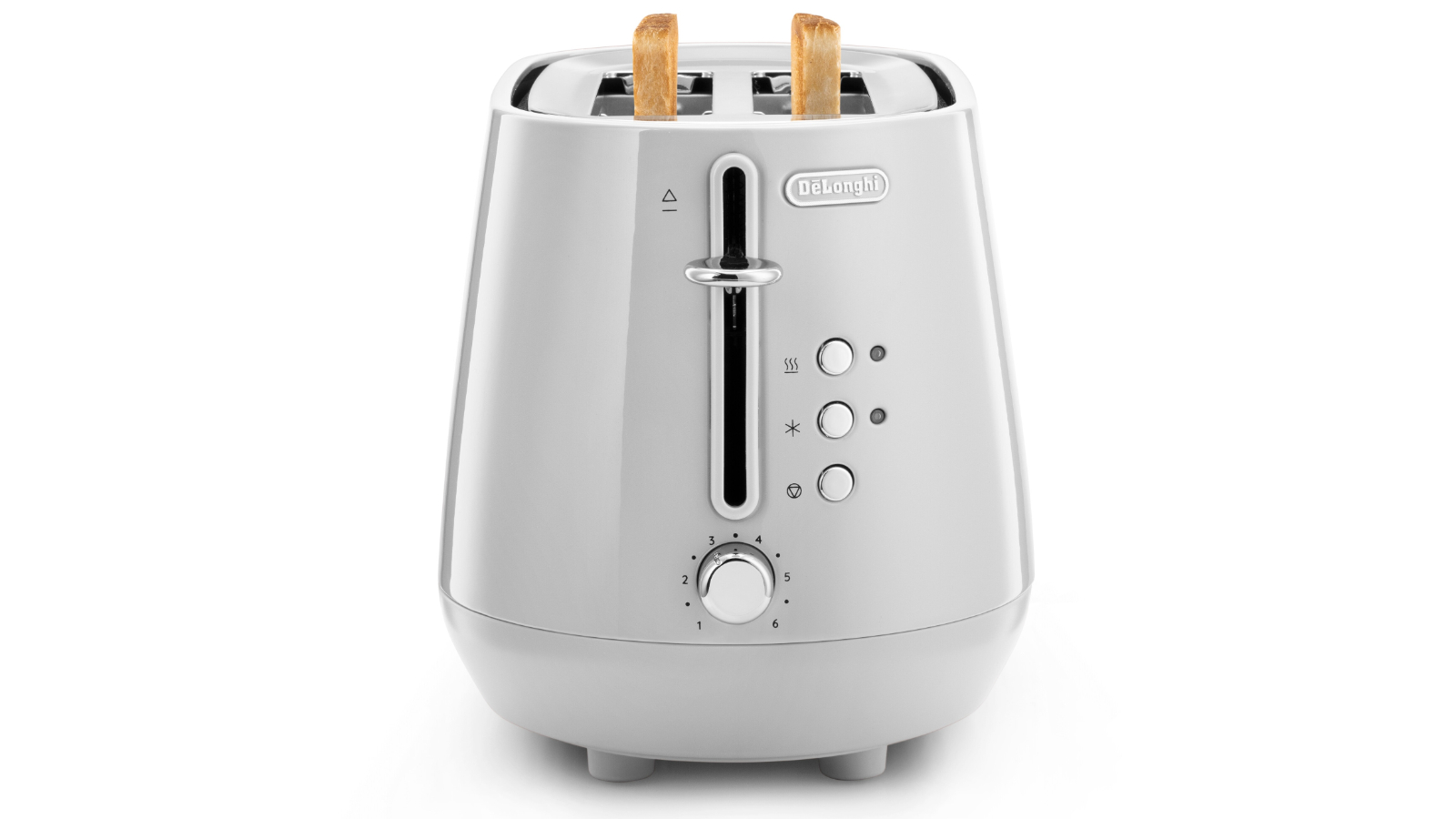 De'Longhi Eclettica 2 Slice Toaster – Whimsical White | Harvey Norman