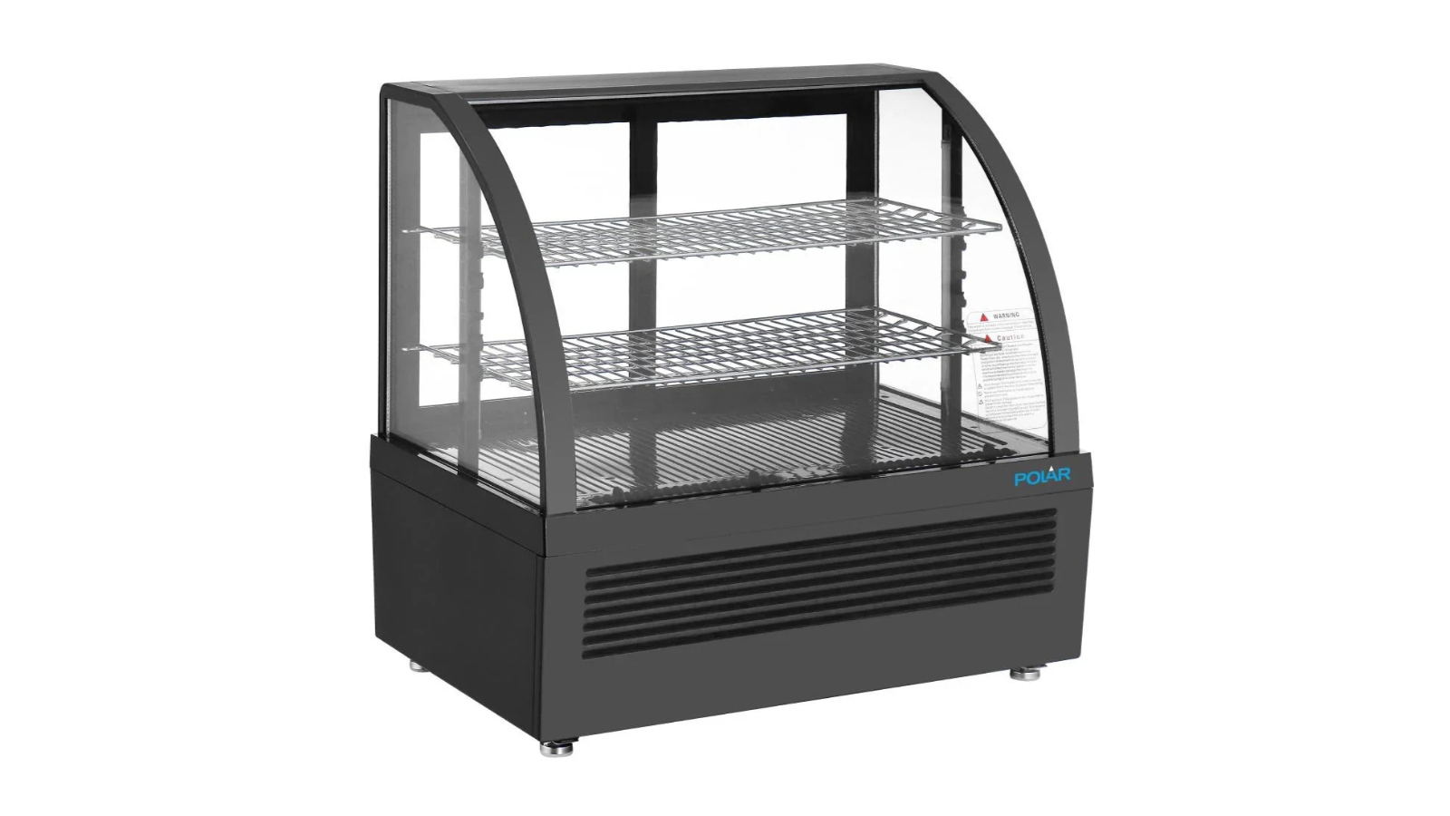 Polar 100 Litre C-Series Countertop Display Fridge - Black | Harvey Norman