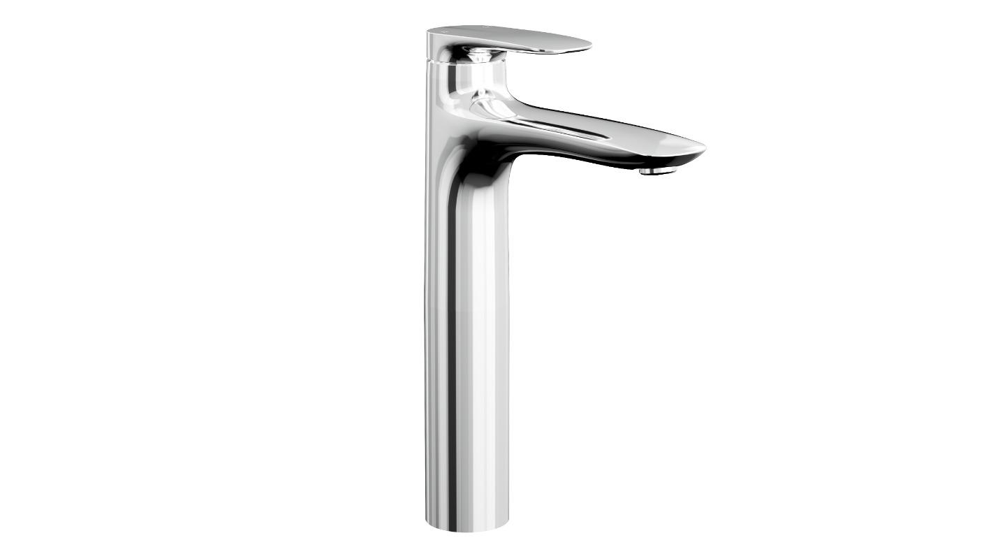 Linsol Curva Tall Basin Mixer - Chrome | Harvey Norman