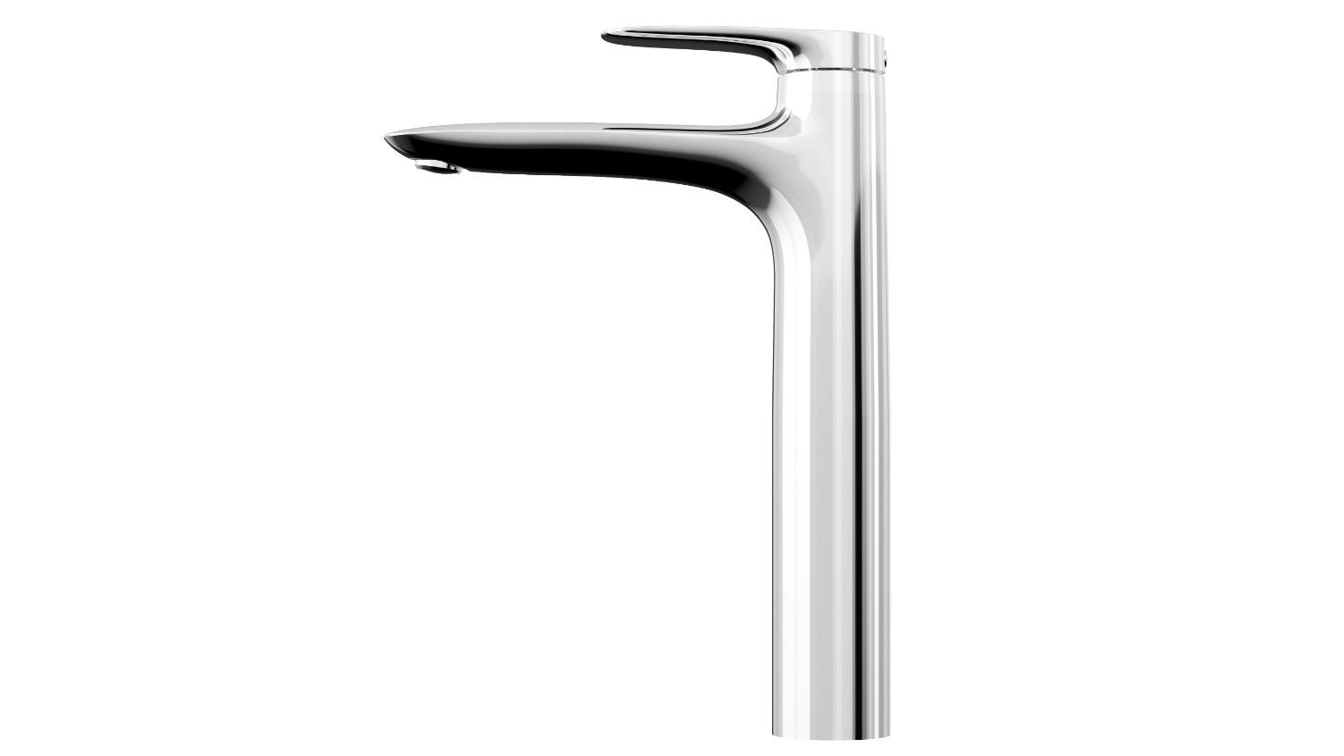 Linsol Curva Tall Basin Mixer - Chrome | Harvey Norman