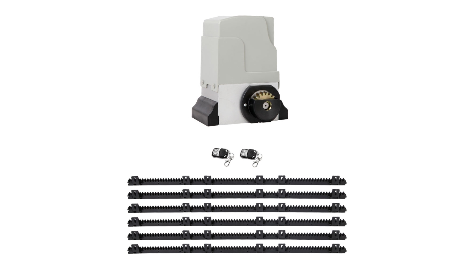 LockMaster 1800kg Electric Sliding Gate Opener with Automatic Motor ...