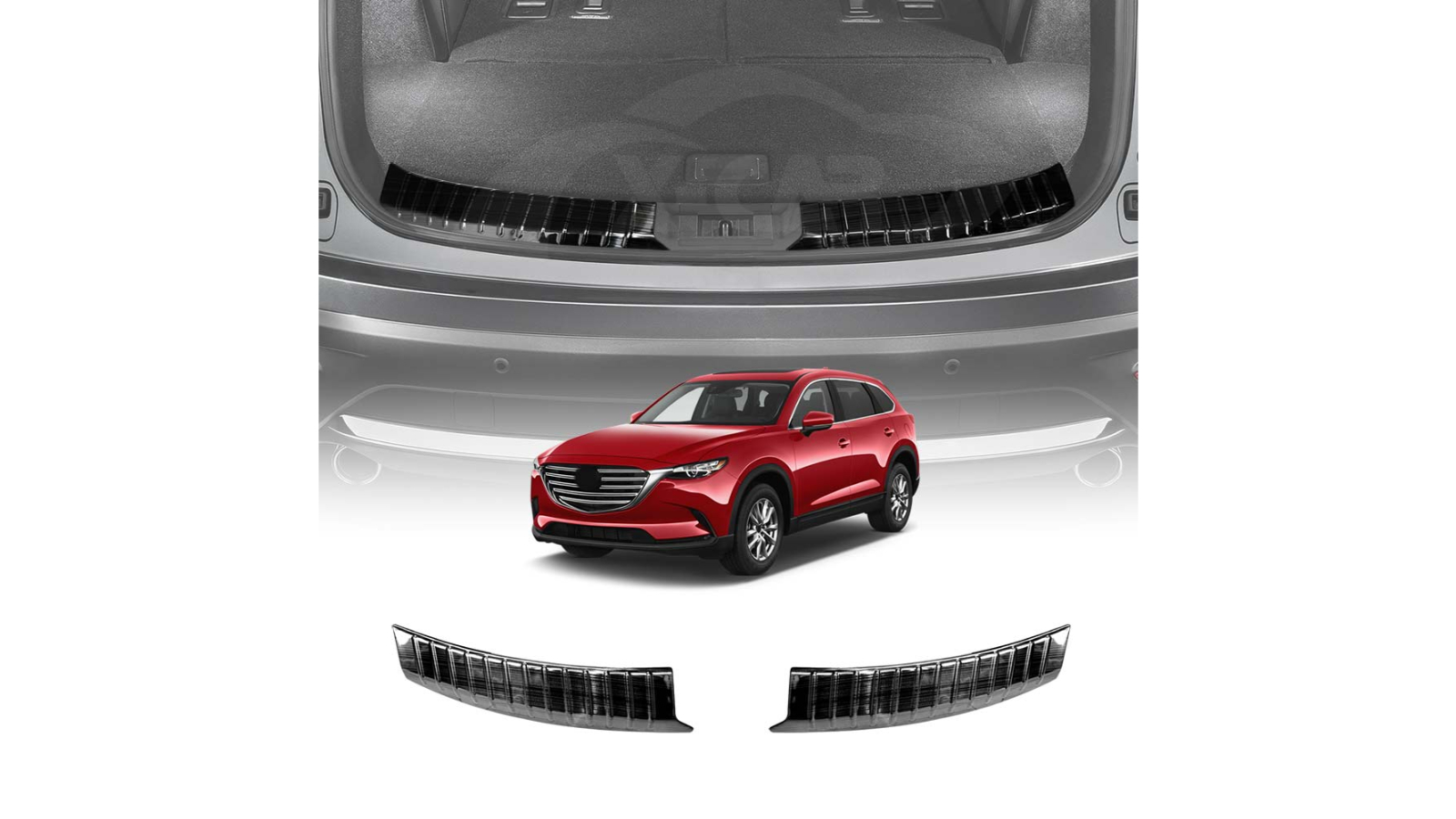X-CAR Rear Bumper Guard for Mazda CX9 CX-9 2016-2024 | Harvey Norman