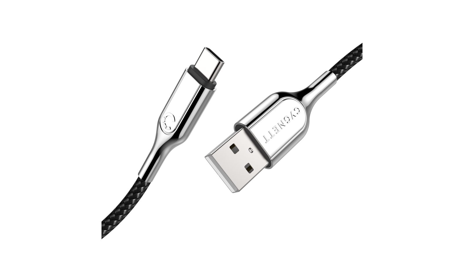 Cygnett Armoured 50cm USB-C to USB-A Cable - Black | Harvey Norman