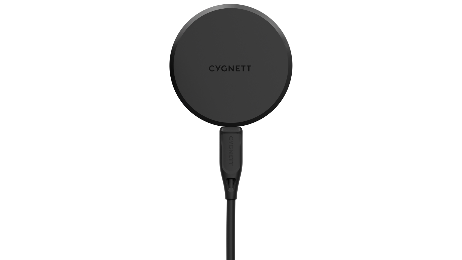 Cygnett ChargePuck Qi2.0 Magnetic Wireless Charger - Black | Harvey Norman