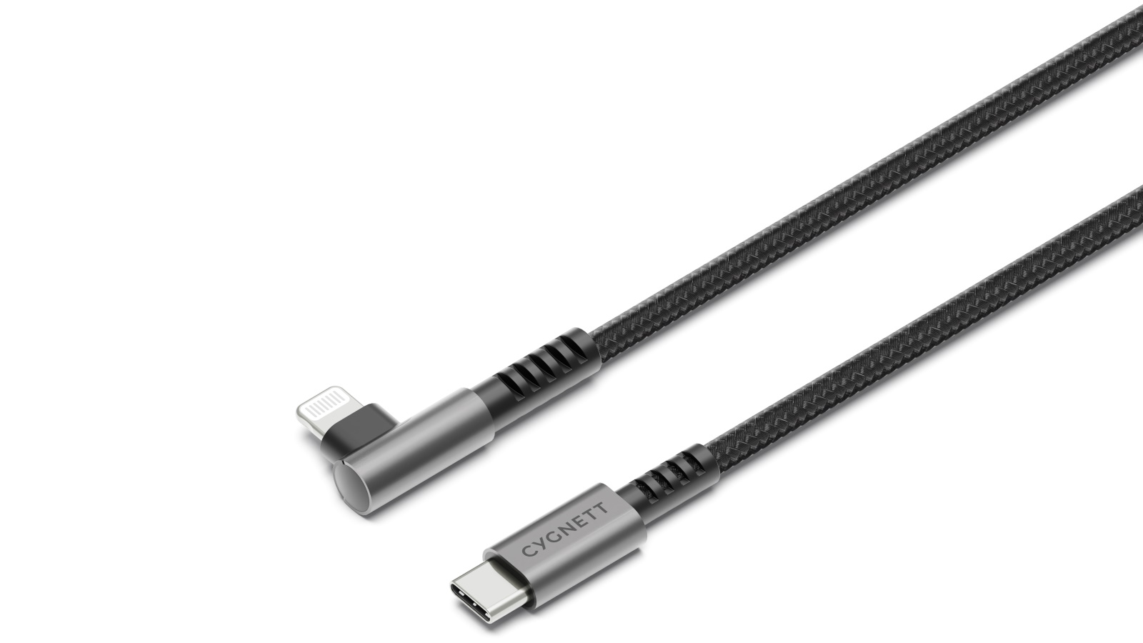 Cygnett Unite 1m Right Angle Lightning to USB-C Cable - Black | Harvey ...