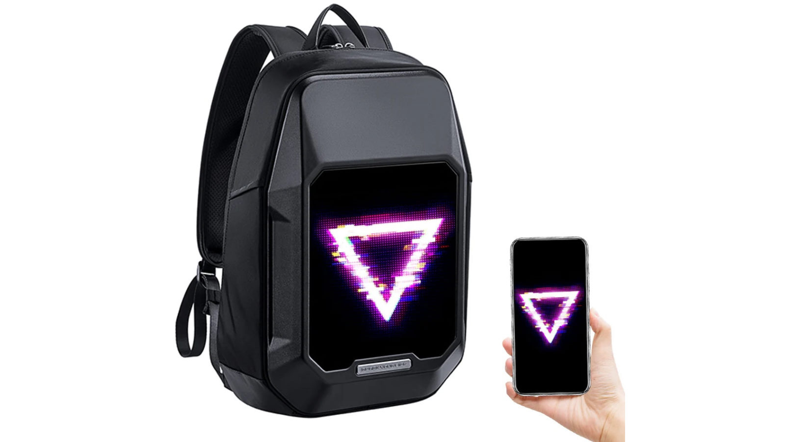 Divoom Cyberbag Pixel Art LED Backpack - Black | Harvey Norman