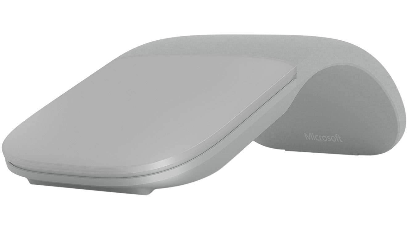 Microsoft Surface Arc Bluetooth Mouse - Light Grey | Harvey Norman