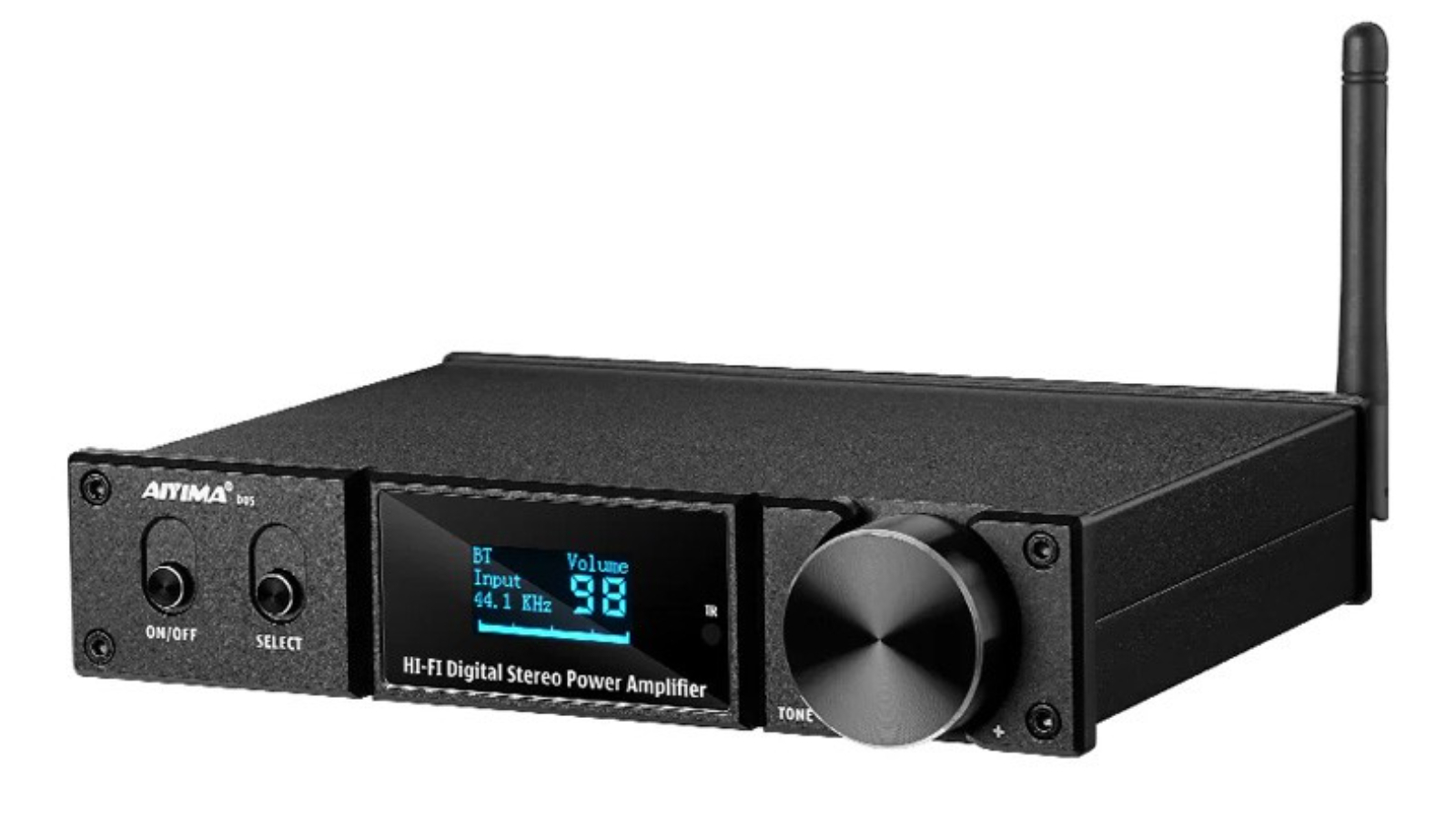 Aiyima D05 Bluetooth Hi-Res DAC 120W 2 Channel Amplifier | Harvey Norman