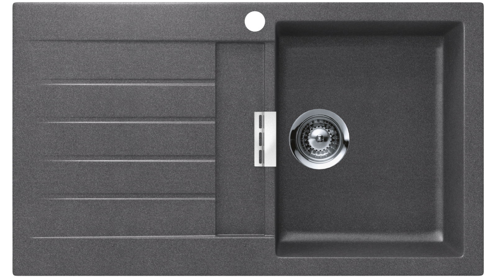 Schock Signus Single Right Hand Bowl Sink with Drainer & 1 Tap Hole ...