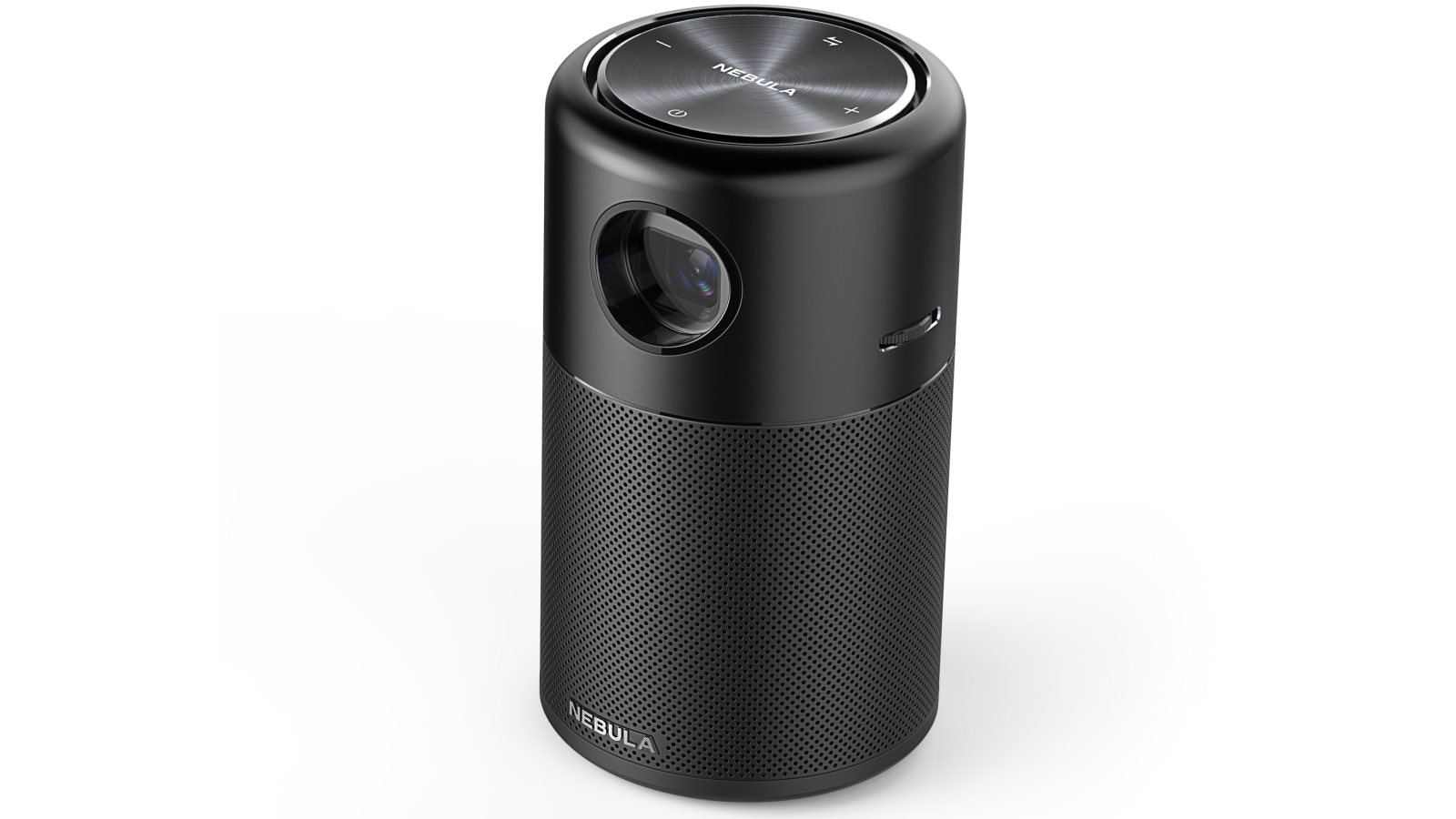 Nebula Capsule Smart Portable Projector - Black | Harvey Norman