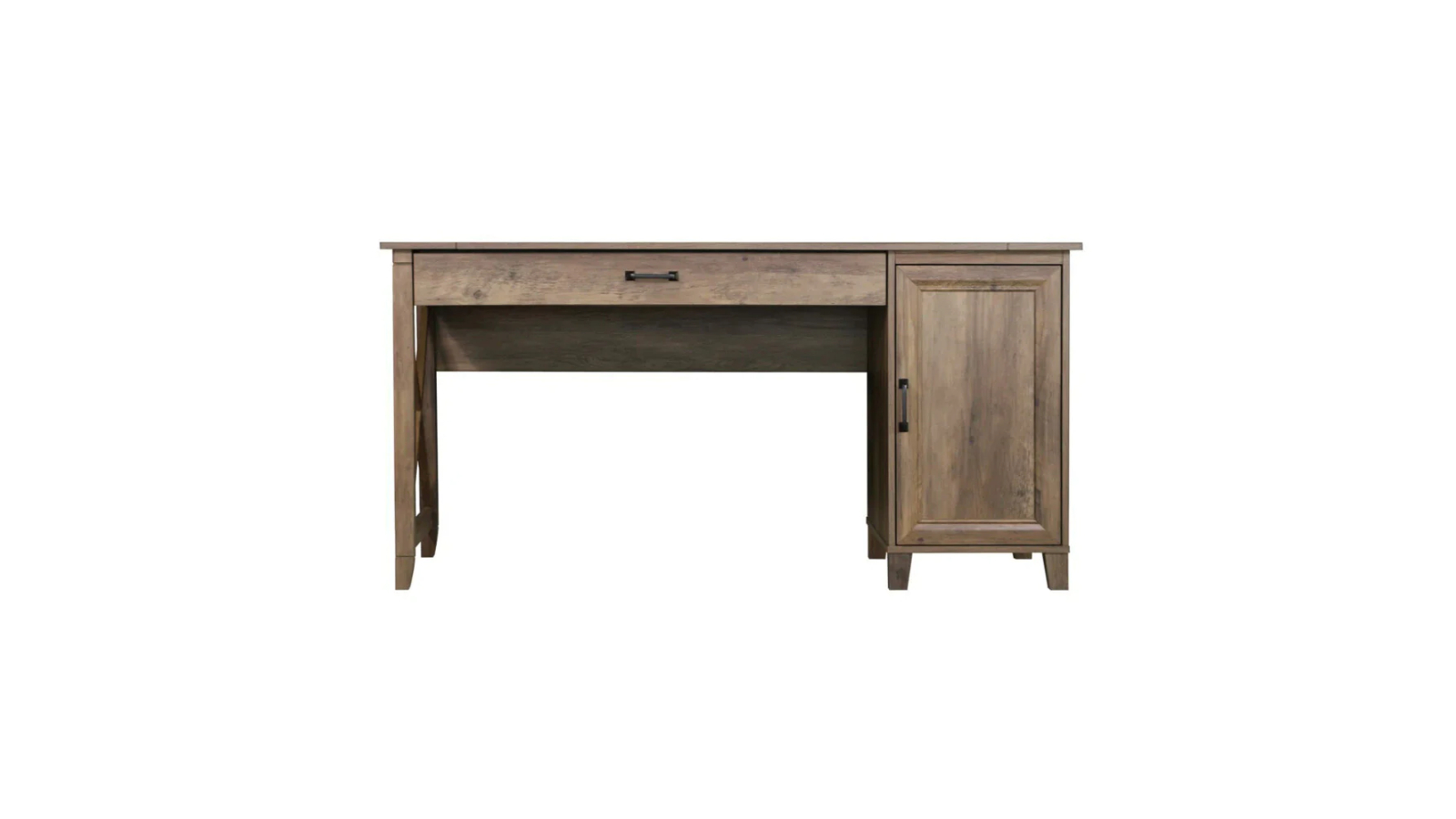 Maestro Furniture 150cm Dallas Large Wooden Office Desk - Rustic Oak ...