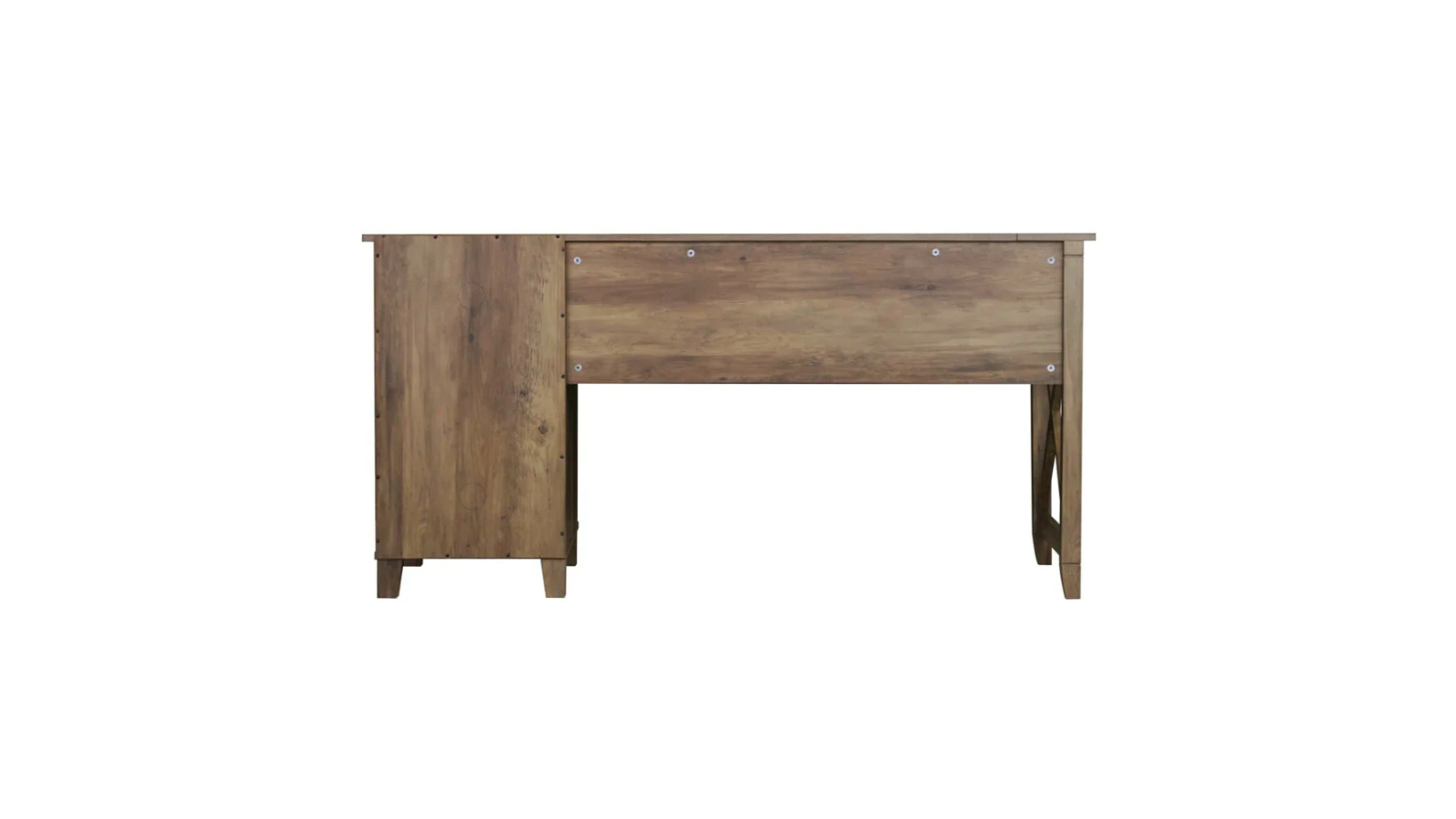 Maestro Furniture 150cm Dallas Large Wooden Office Desk - Rustic Oak ...