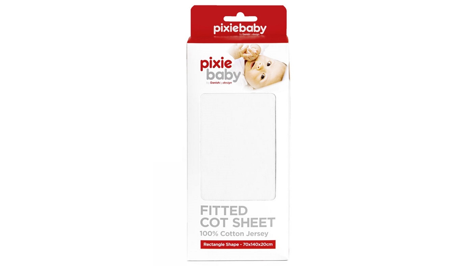 Pixie Baby Cot Sheets - White | Harvey Norman