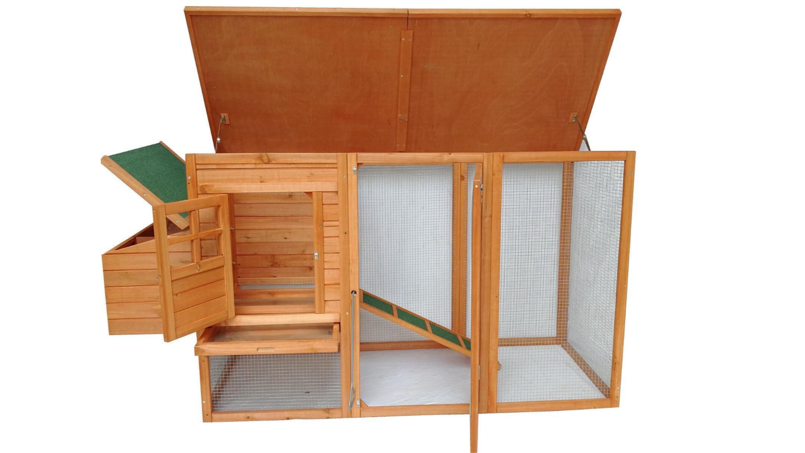 YES4PETS Large Chicken Coop Chook House with Open Roof | Harvey Norman