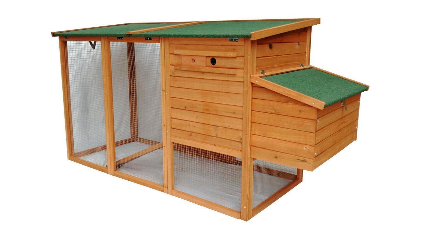 YES4PETS Large Chicken Coop Chook House with Open Roof | Harvey Norman