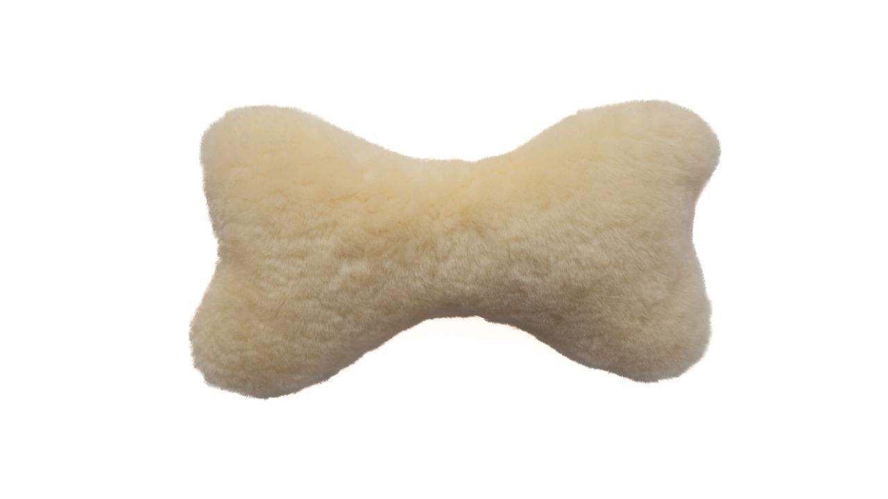 Naturally Sheepskin Bone Pet Toy - 22cm | Harvey Norman