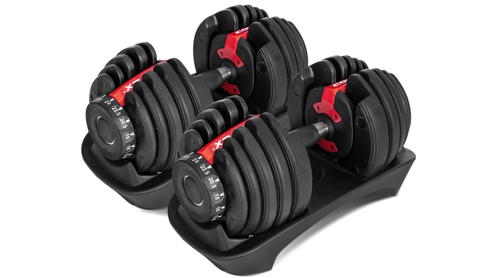 Lifespan Fitness 23.68kg Adjustable Dumbbell Pair | Harvey Norman