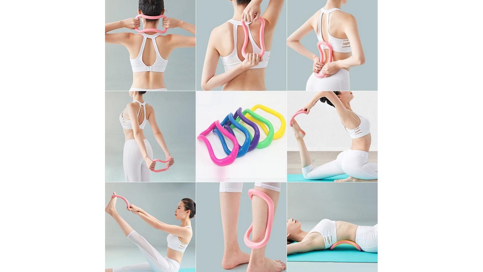 Yoga Ring Pilates Magic Circle Massager Exercise Gym Stretch Trainer Women Fitness Harvey Norman