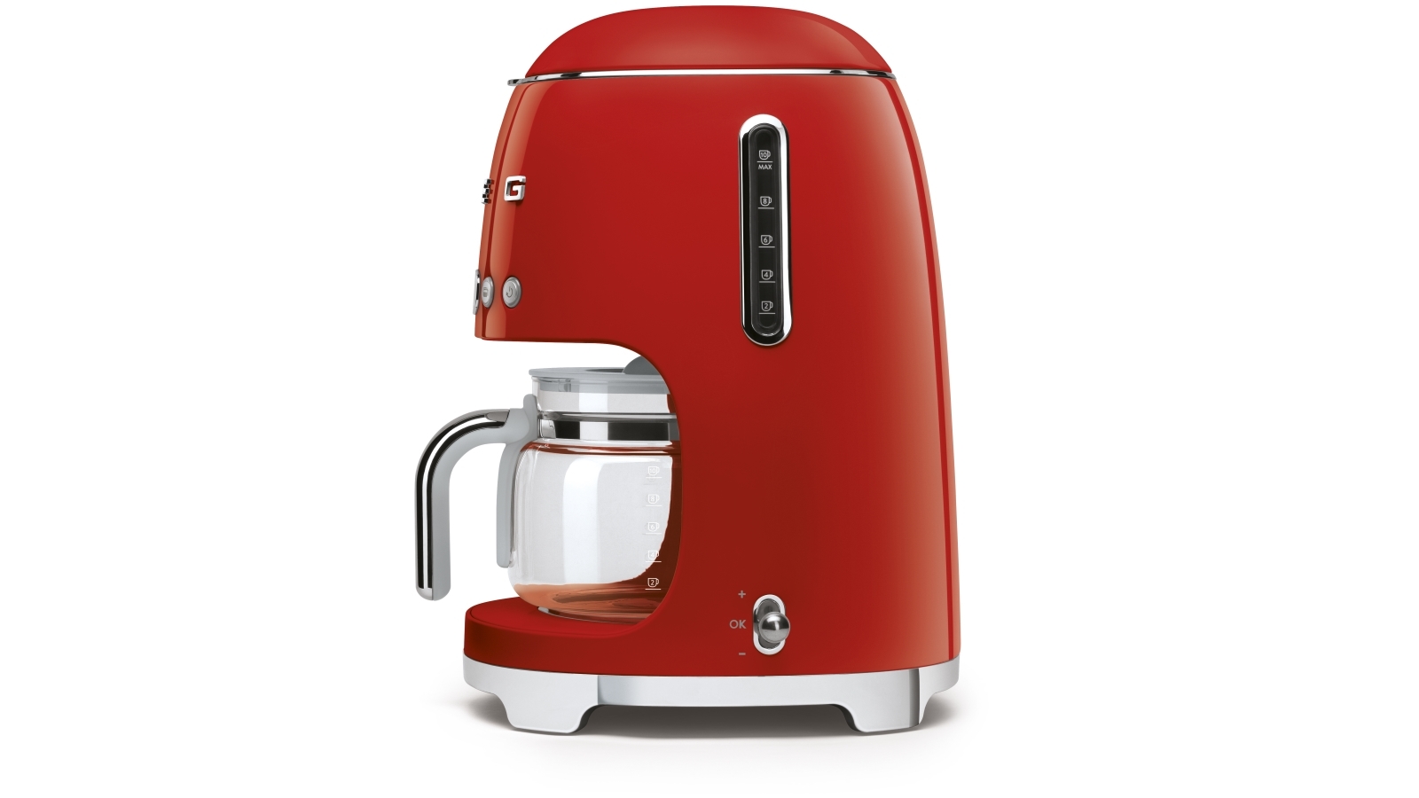 Smeg 50's Retro Style Aesthetic Drip Filter Coffee Machine - Red ...