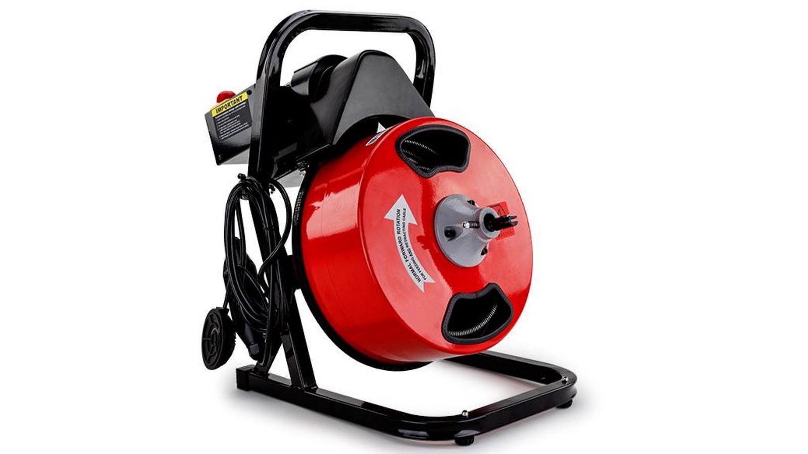 Drain Master Electric Drain Cleaner Rigid Plumbing Auger Eel Pipe Sewerage Harvey Norman
