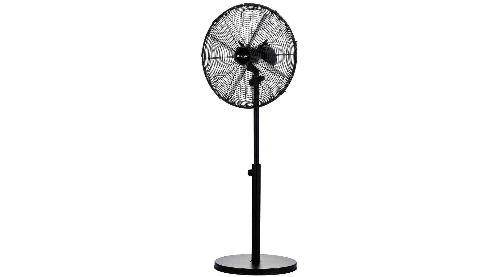 Dimplex 40cm High Velocity Pedestal Fan - Matte Black | Harvey Norman