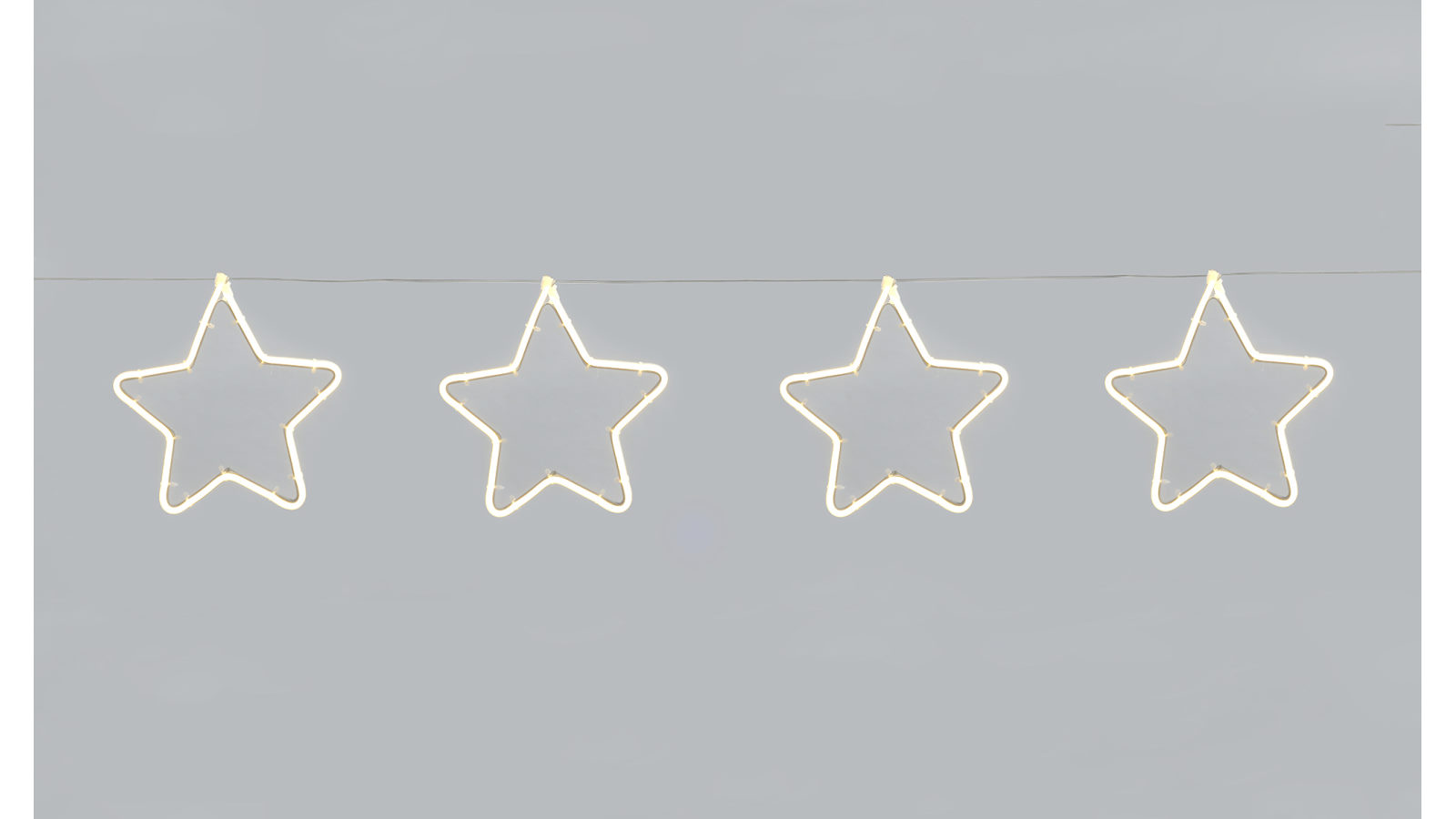 Lexi Lighting Set of 5 Neon Star - Warm White | Harvey Norman