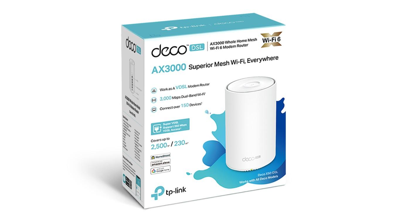TP-Link Deco AX3000 Whole Home Mesh Wi-Fi 6 Modem Router | Harvey Norman