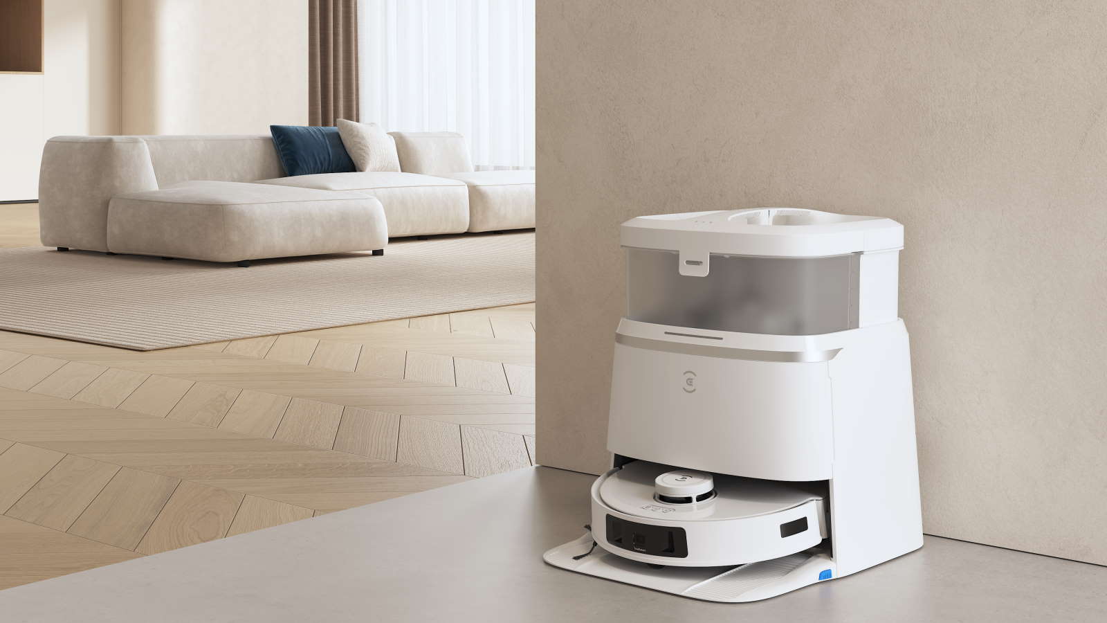 Ecovacs DEEBOT T30 Pro Omni Robotic Vacuum and Mop Harvey Norman