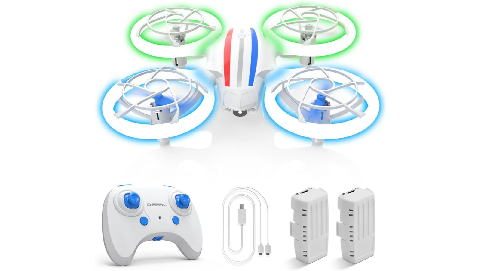 DEERC D23 Mini Drone RC Portable Quadcopter Toy for Kids Beginners ...
