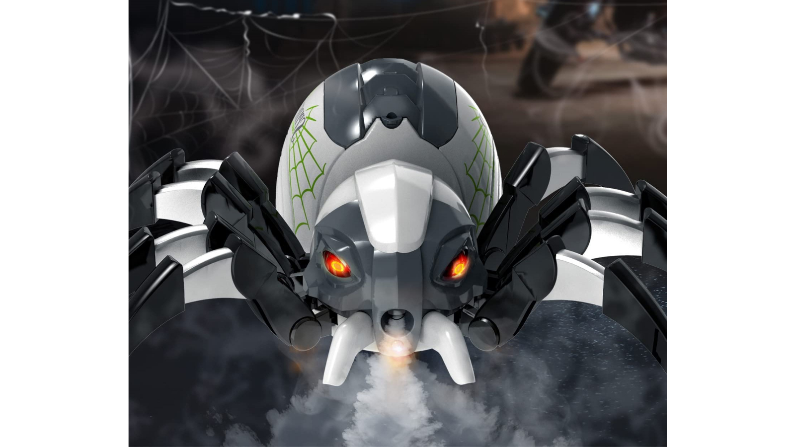 Deerc Remote Control Spider Robot with Spray and Light Toy | Harvey Norman