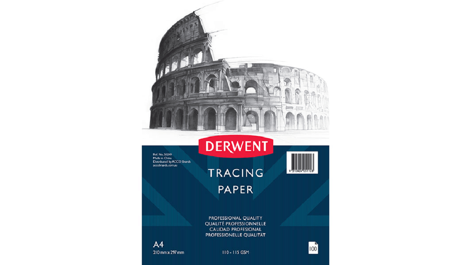 Derwent 100 Sheet Academy Professional Tracing Paper | Harvey Norman