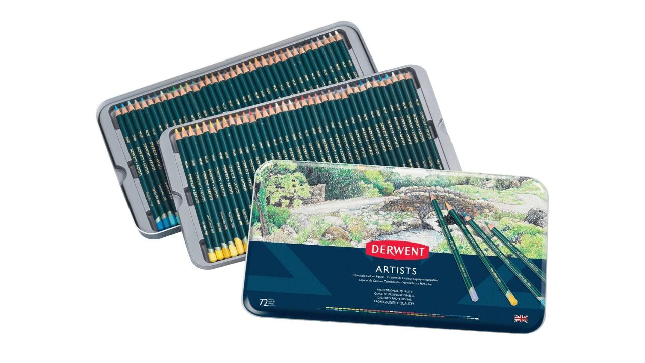 Derwent Set of 72 Assorted Professional Artist Colour Pencil | Harvey ...