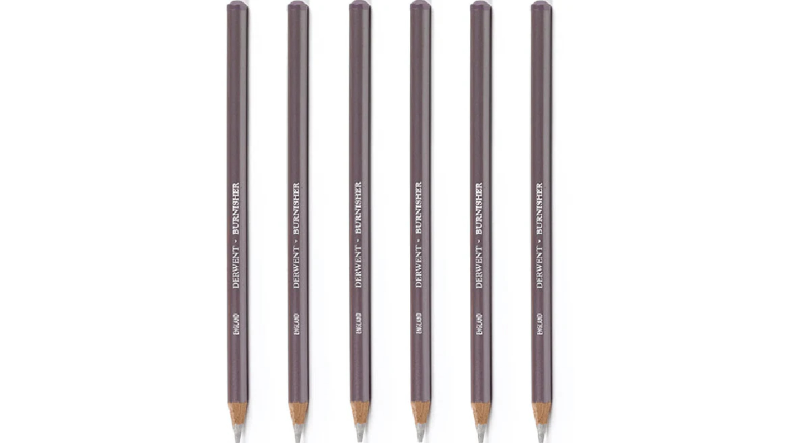 Derwent Box of 6 Colourless Layering Burnisher Shine Pencil | Harvey Norman