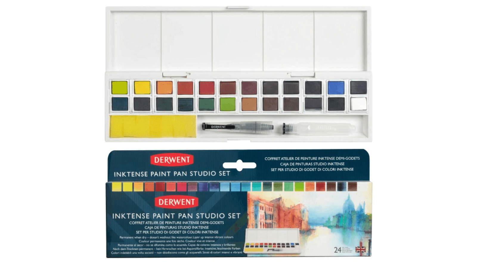 Derwent Inktense Paint Pan Studio Set | Harvey Norman