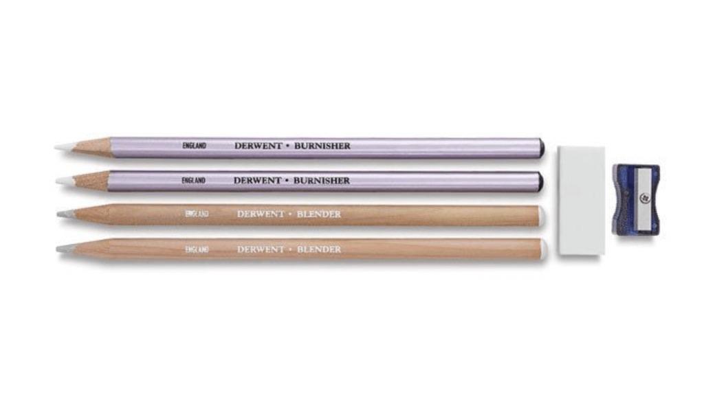 Derwent Set of 6 Burnisher/Blender Pencil | Harvey Norman