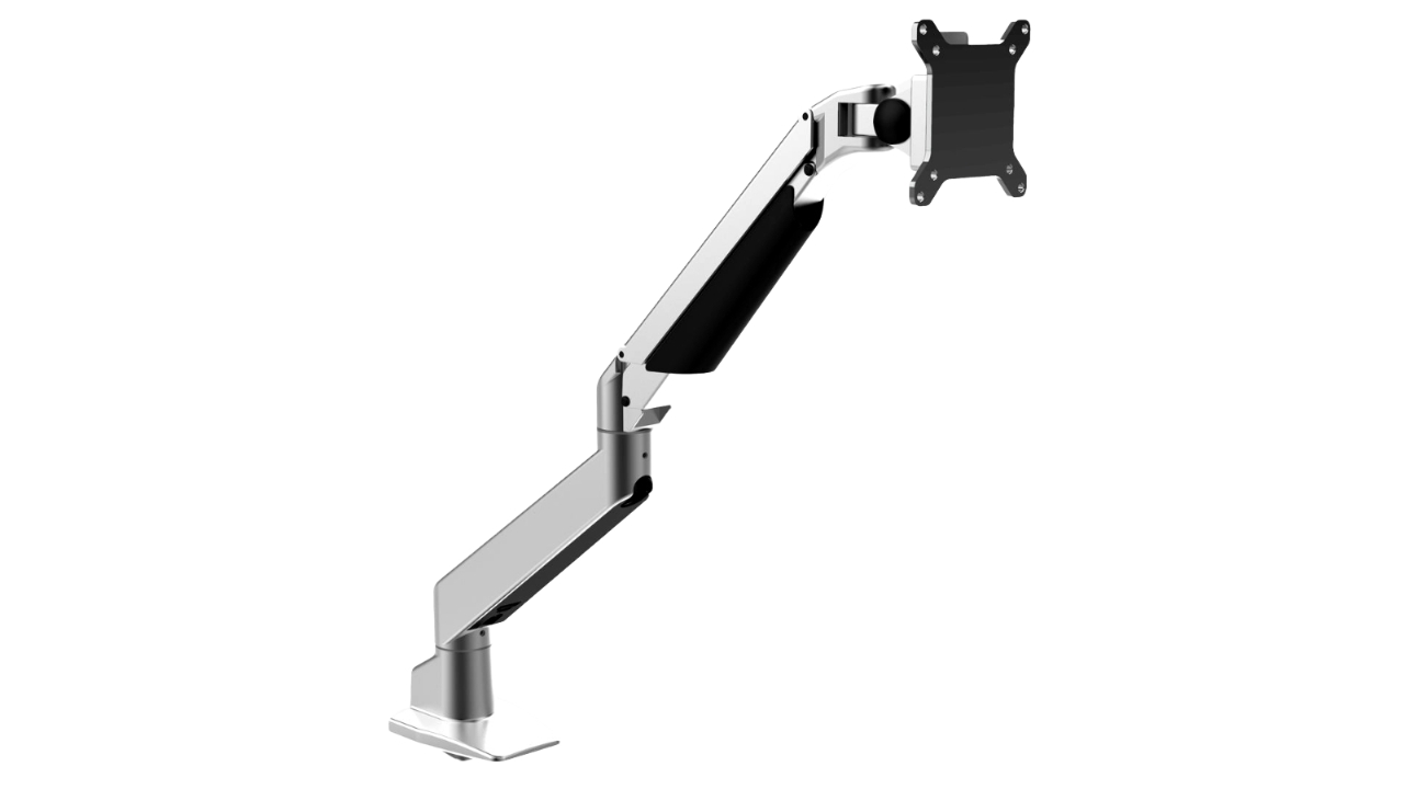 Desky Heavy Duty 11kg+ Single Monitor Arm - Silver | Harvey Norman